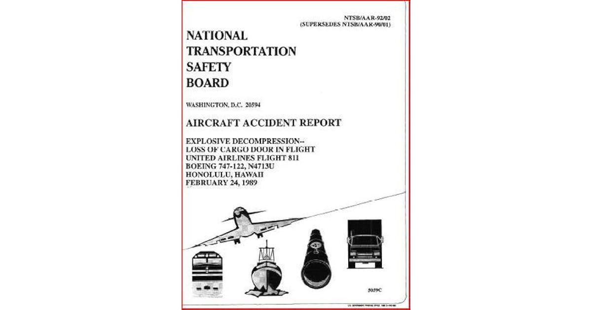 Aircraft Accident Report, Explosive Decompression — Loss of cargo door ...