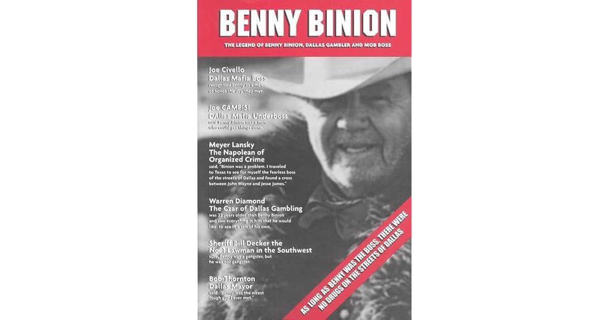 Benny Binion: the legend of Benny Binion, Dallas gambler and mob boss ...