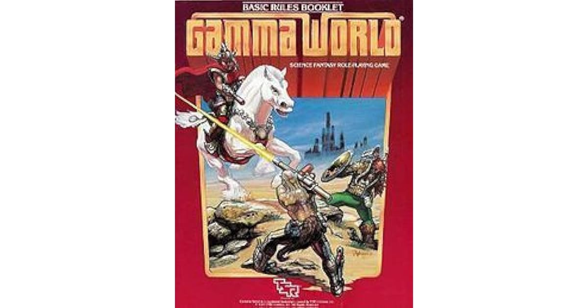 Gamma World 2nd edition [BOX SET] by James M. Ward