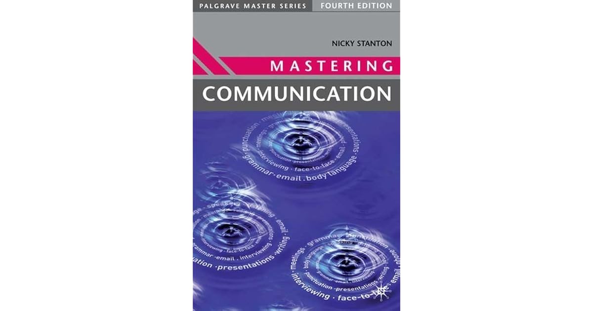 Mastering Communication by Nicky Stanton