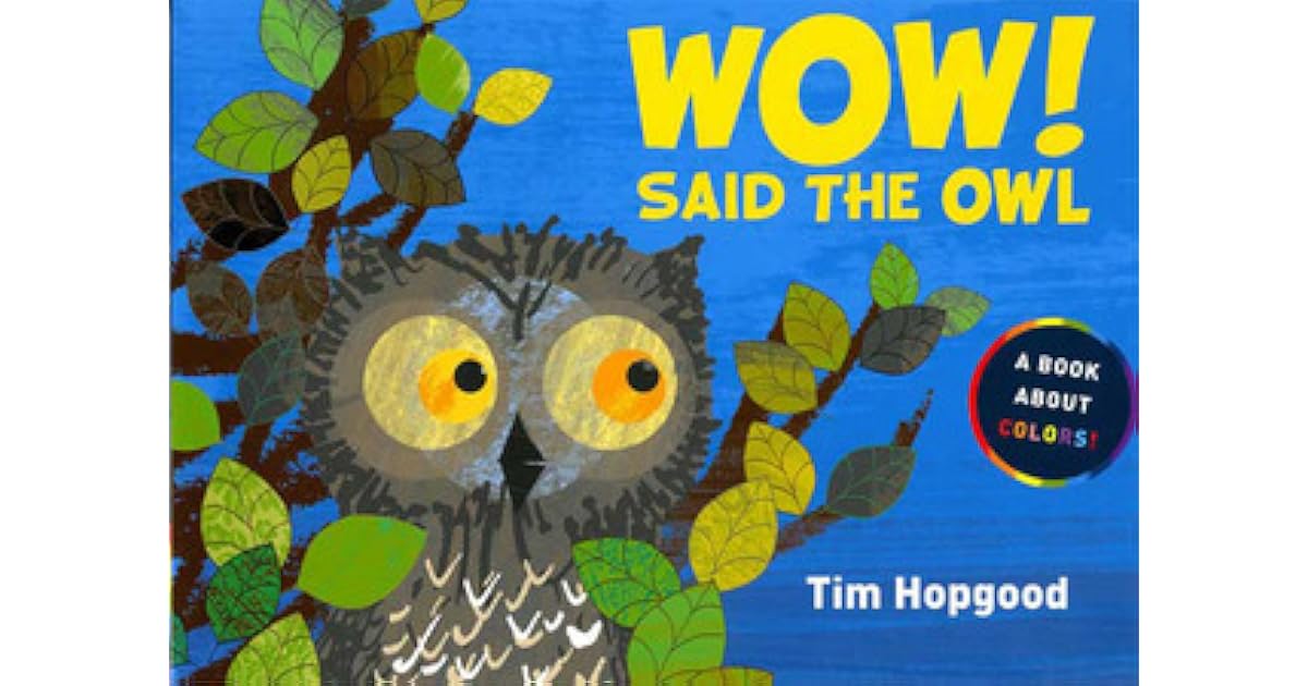 Wow! Said the Owl by Tim Hopgood