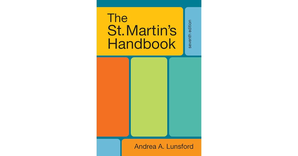 The St. Martin's Handbook by Andrea A. Lunsford