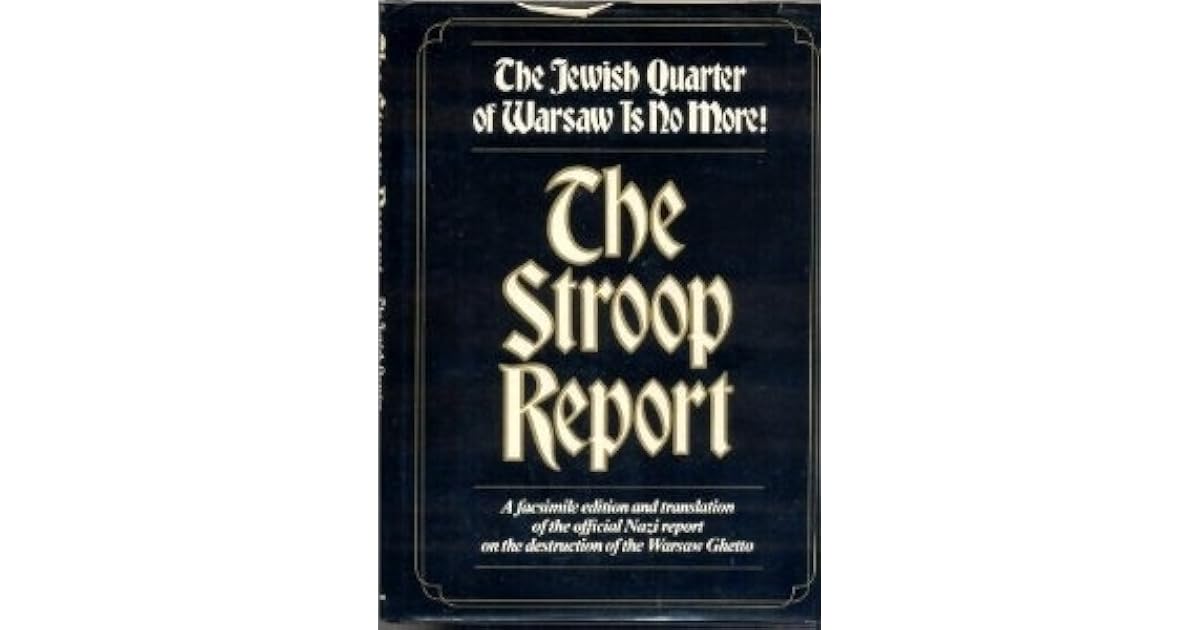 The Stroop Report by Jürgen Stroop