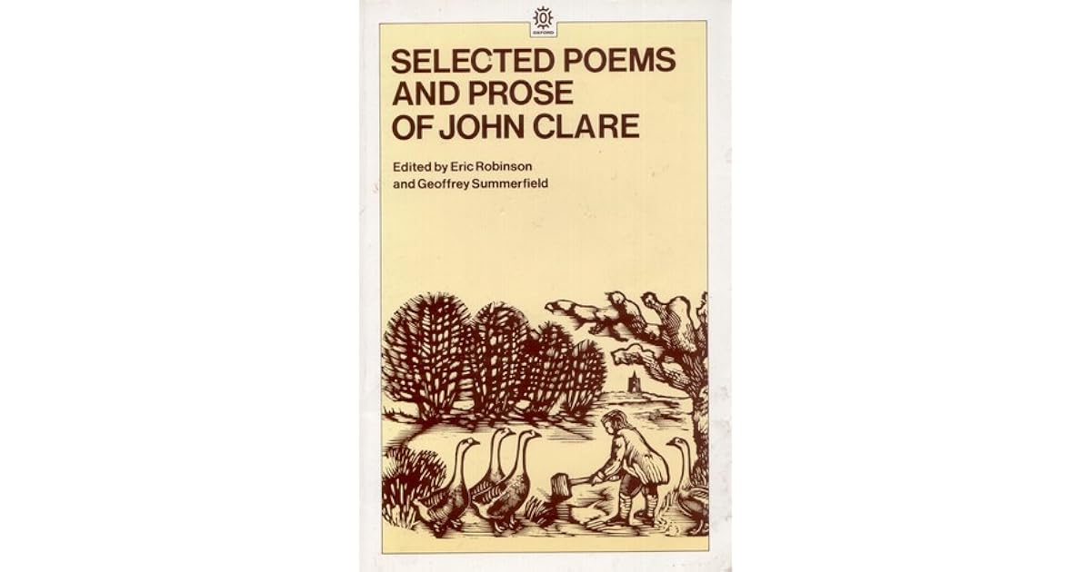 Selected Poems and Prose of John Clare by John Clare