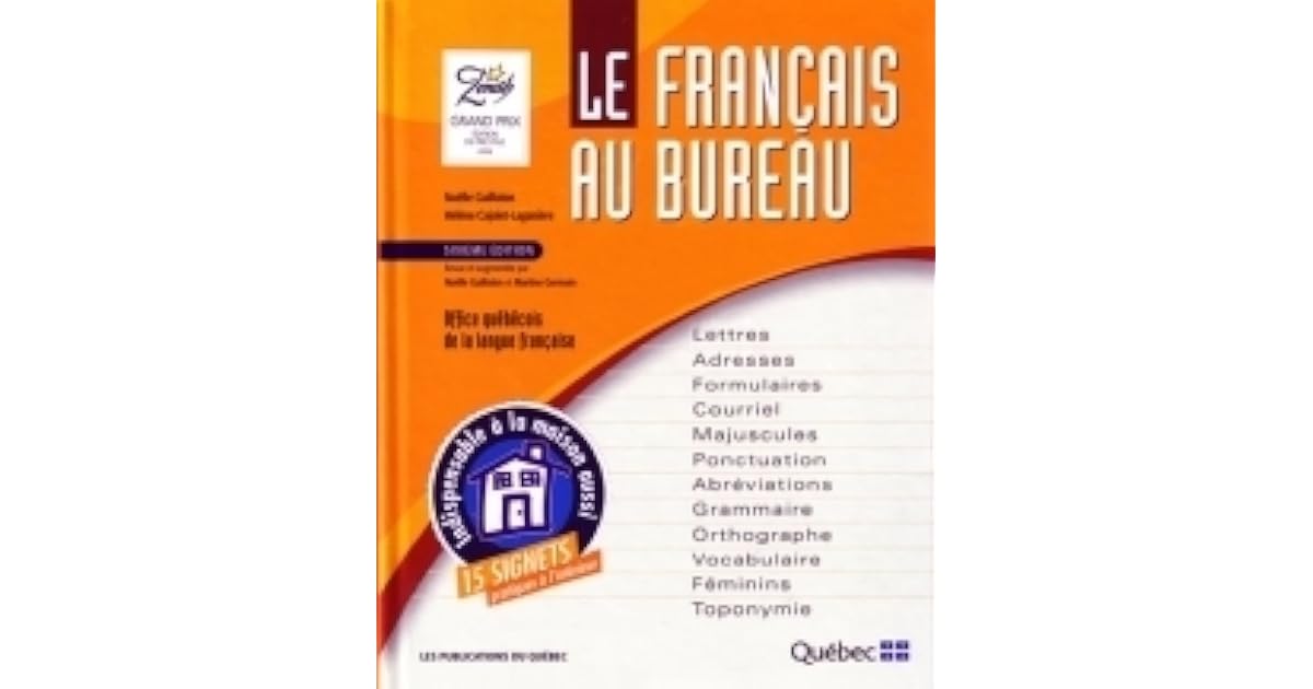 Le français au bureau by Noëlle Guilloton