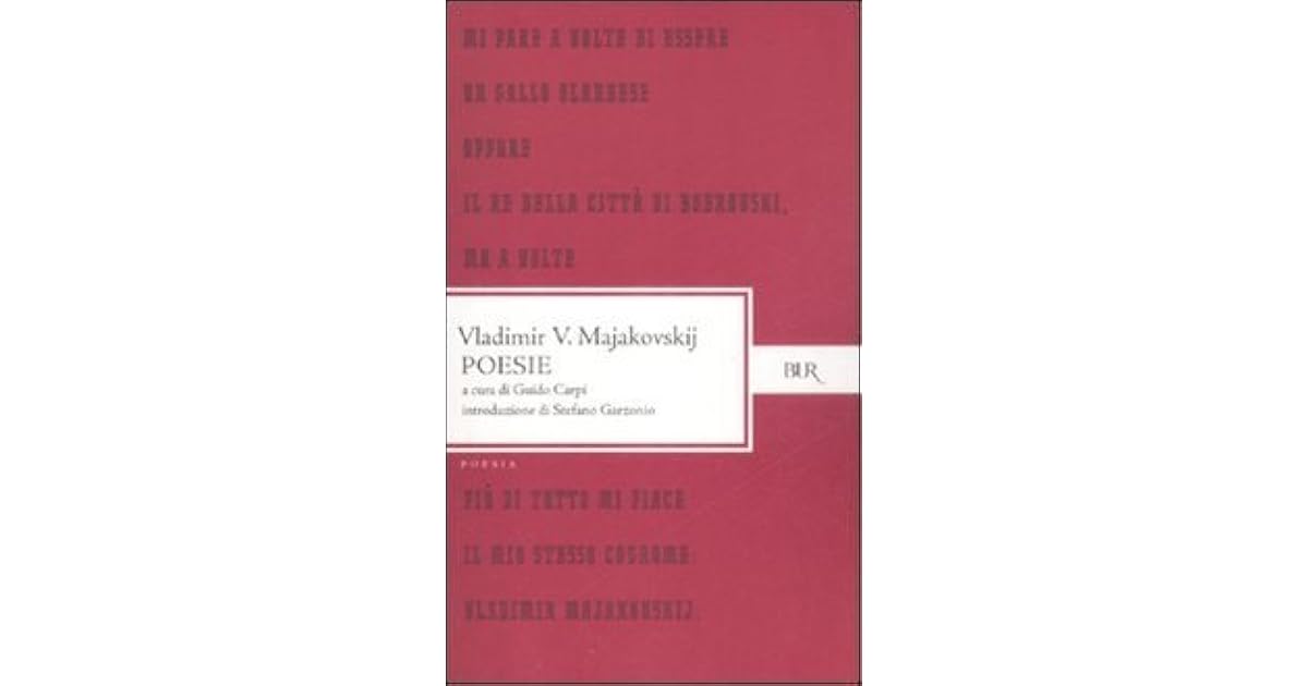 Poesie by Vladimir Mayakovsky