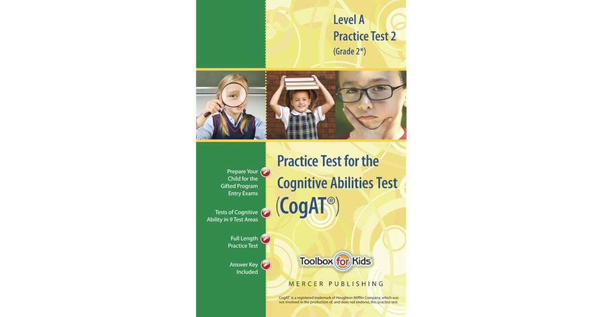 Cognitive Abilitiest Test CogAT® Multilevel A Book (Grade 2 ...
