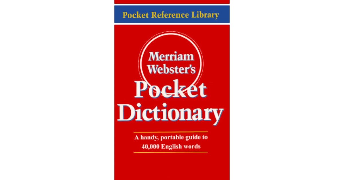 Merriam-Webster's Pocket Dictionary by Merriam-Webster