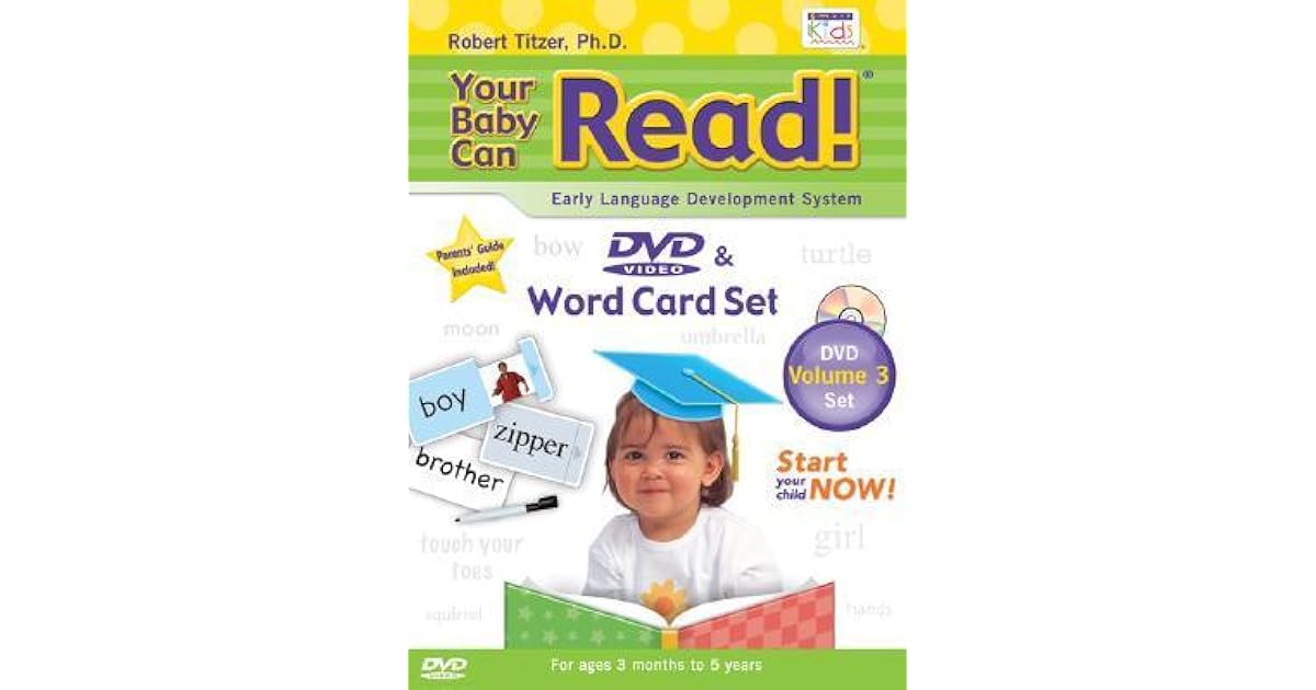 Your Baby Can Read DVD & Word Card Set, Volume 3: Early Language ...
