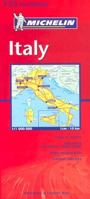 Michelin Italy Map by Guides Touristiques Michelin