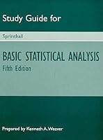 Basic Statistical Analysis by Richard C. Sprinthall