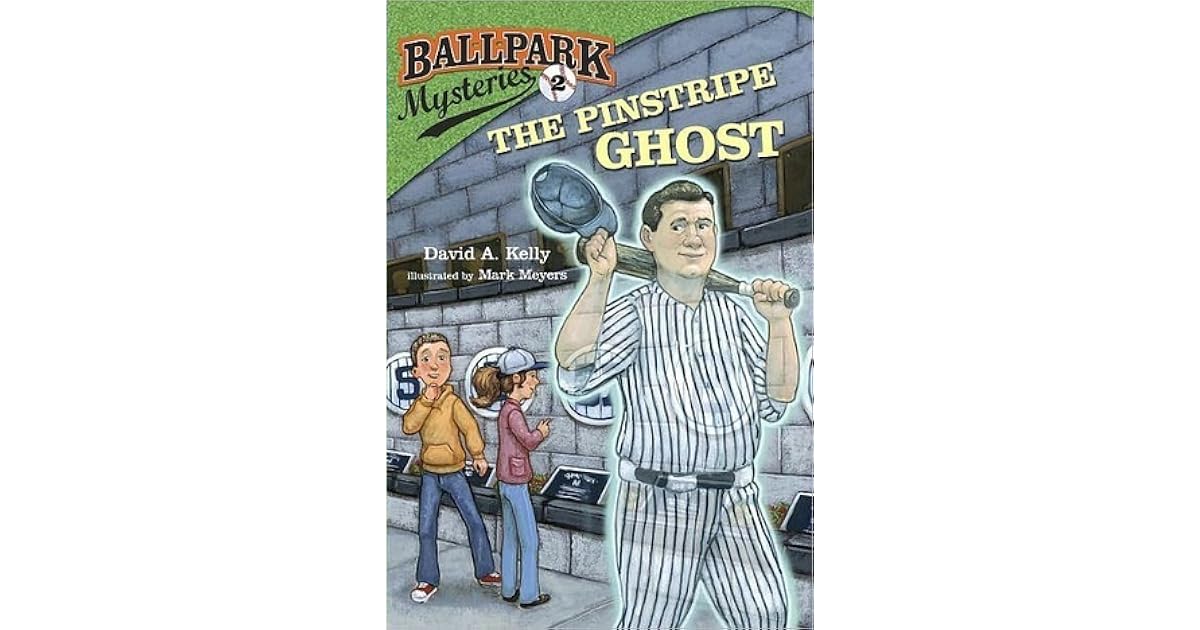 The Pinstripe Ghost (Ballpark Mysteries #2) by David A. Kelly