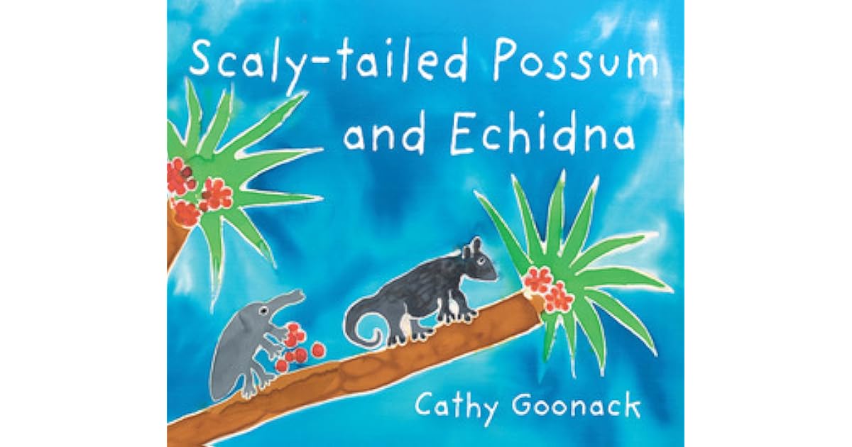 Scaly-tailed Possum and Echidna by Cathy Goonack