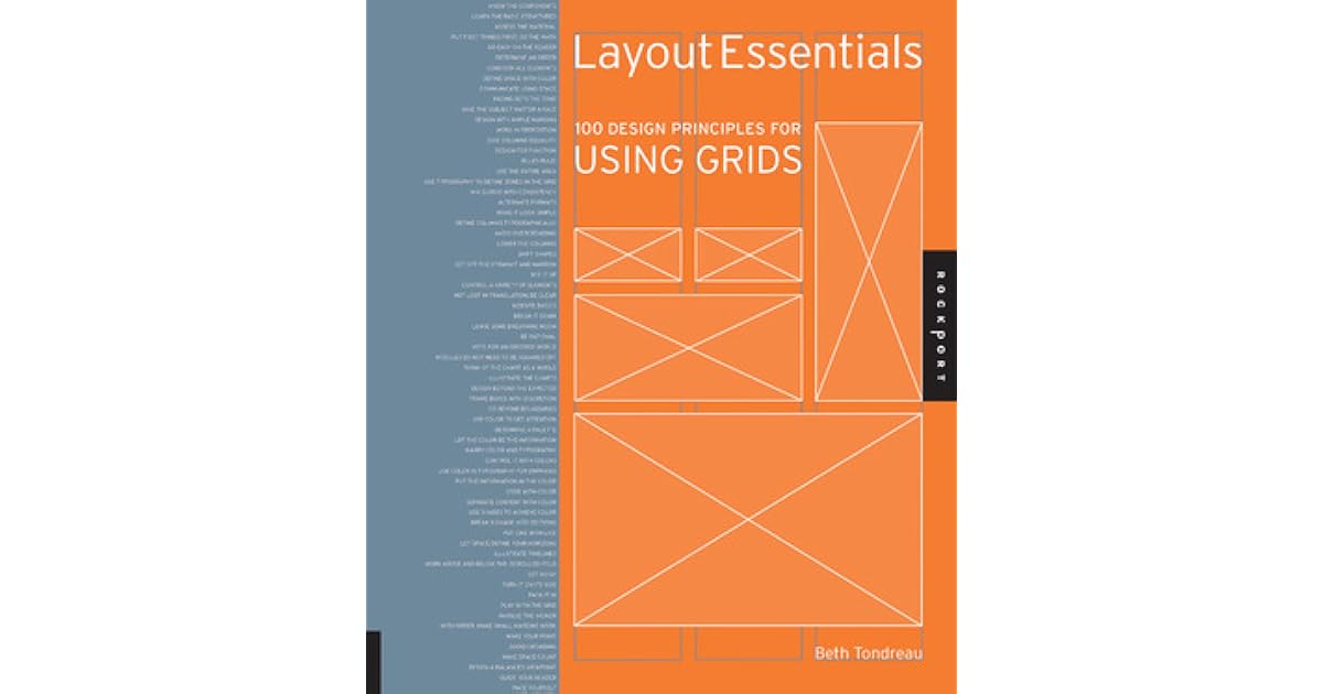 Layout Essentials: 100 Design Principles for Using Grids by Beth Tondreau