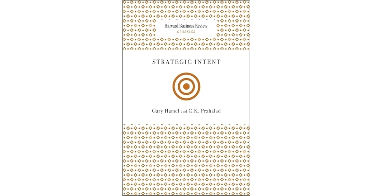 Strategic Intent by Gary Hamel