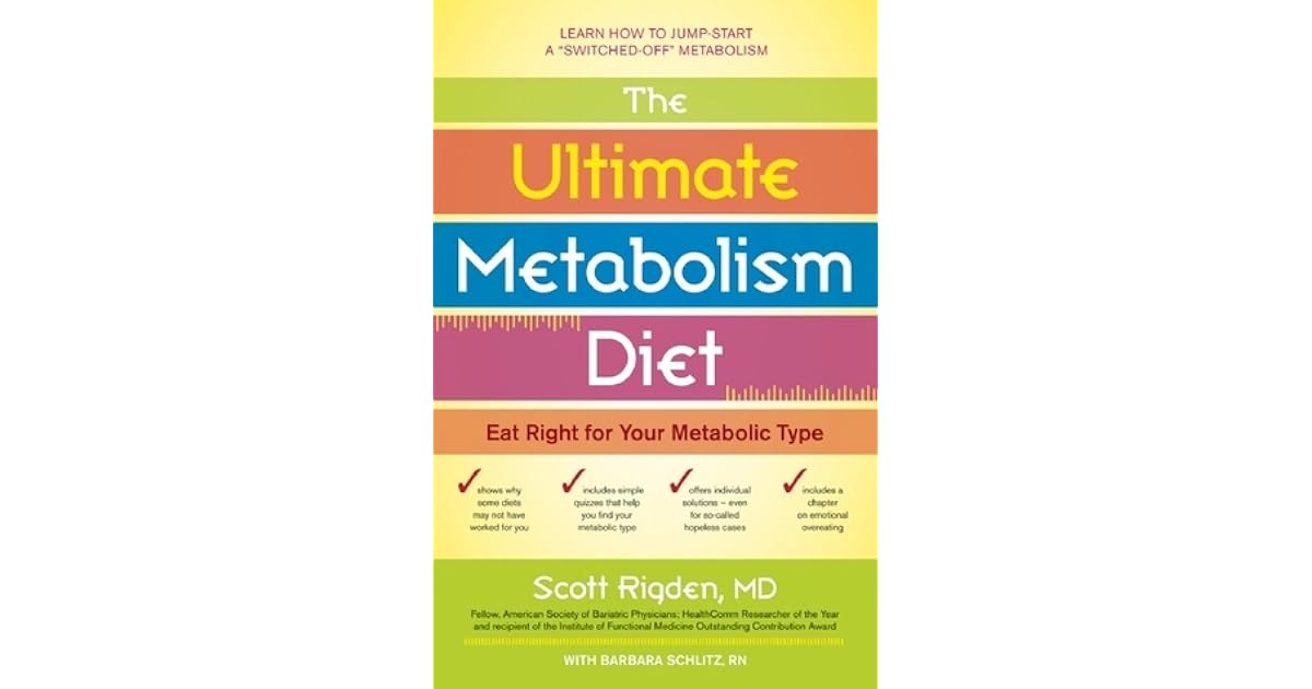 The Ultimate Metabolism Diet: Eat Right for Your Metabolic Type by ...