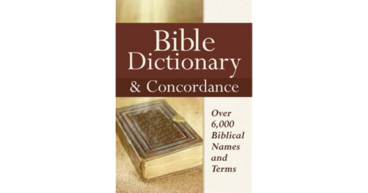 Bible Dictionary Concordance By Castle Books