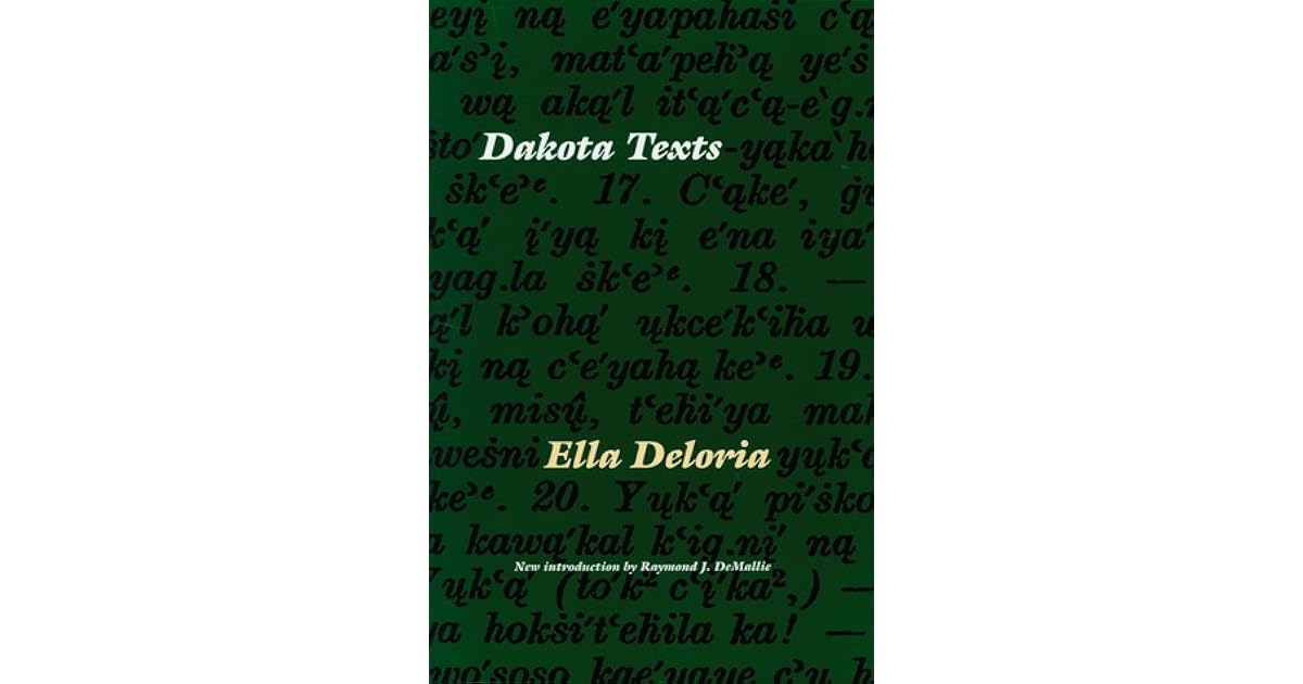 Dakota Texts by Ella Cara Deloria