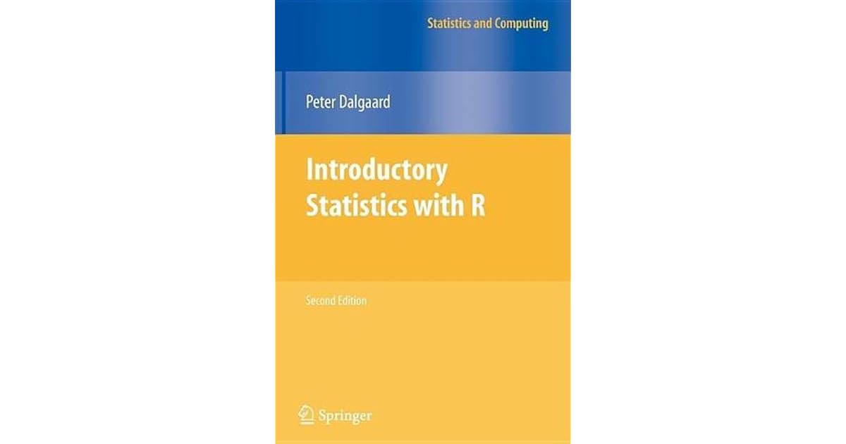 Introductory Statistics with R by Peter Dalgaard