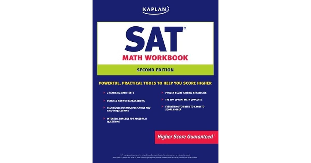 Kaplan SAT Math Workbook by Kaplan Test Prep