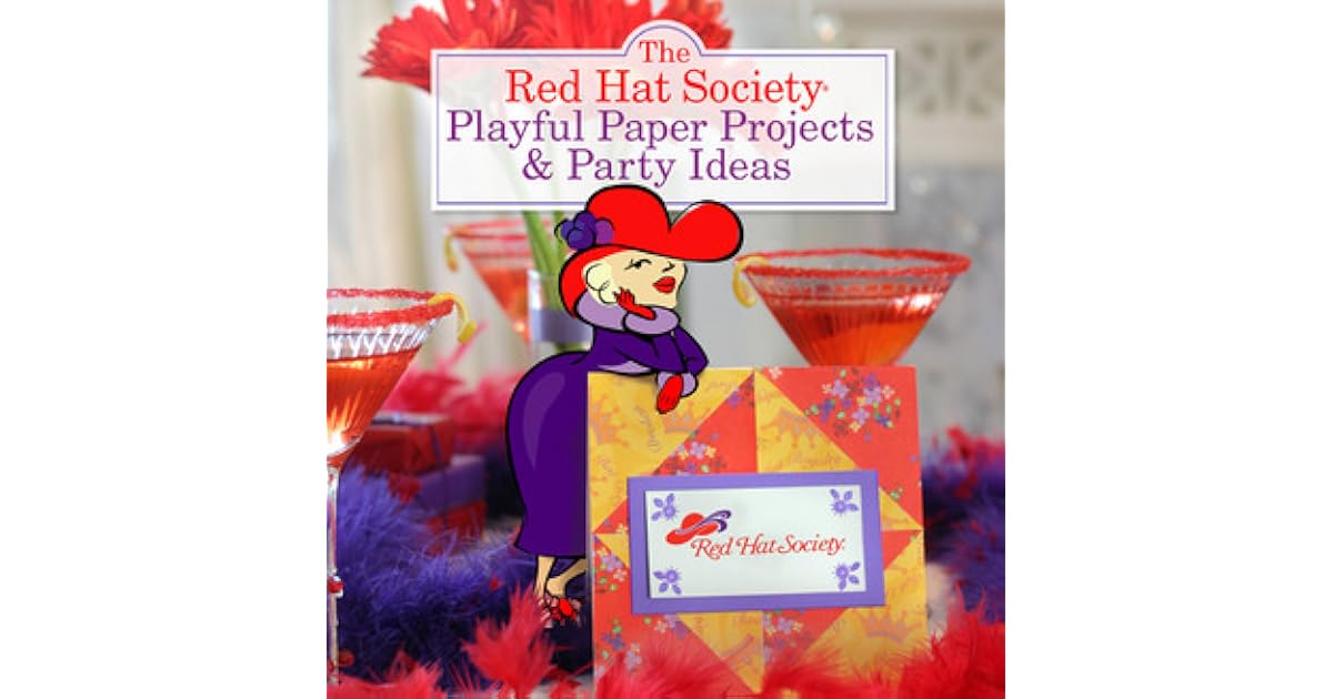 The Red Hat Society® Playful Paper Projects Party Ideas by Ruby Red Hat