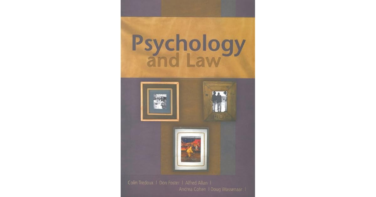 Psychology and Law by Colin Tredoux
