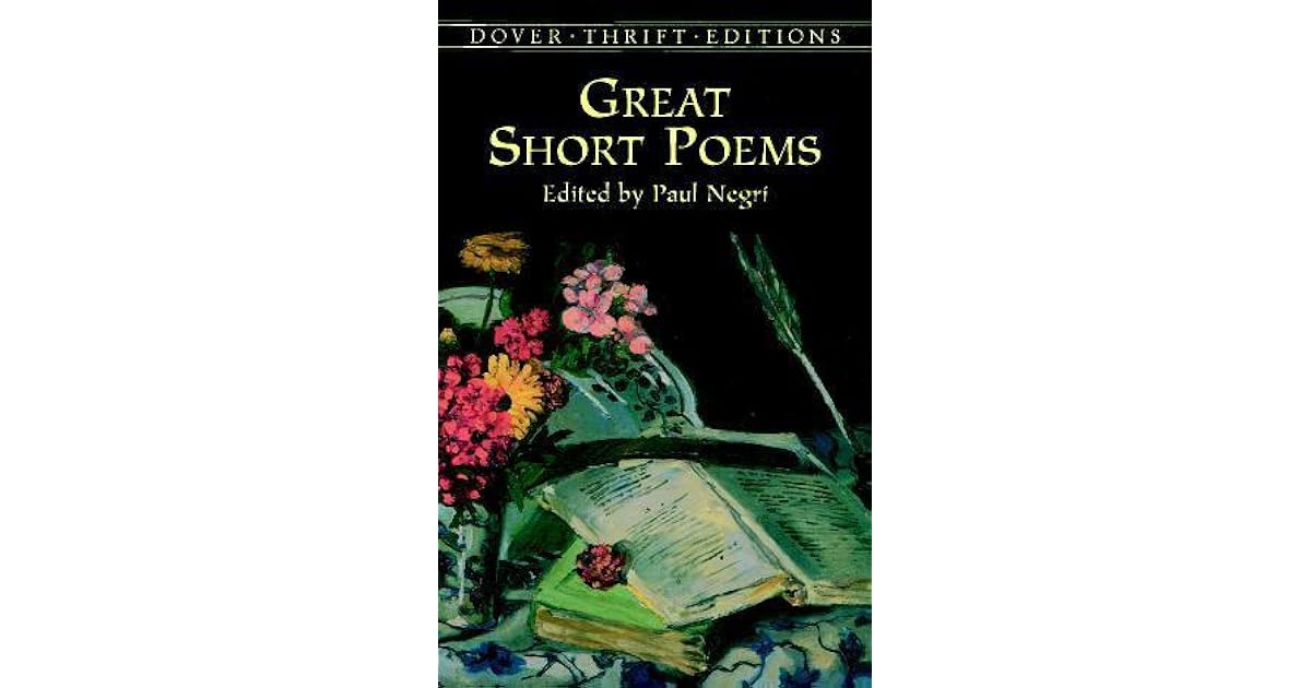 Great Short Poems by Paul Negri