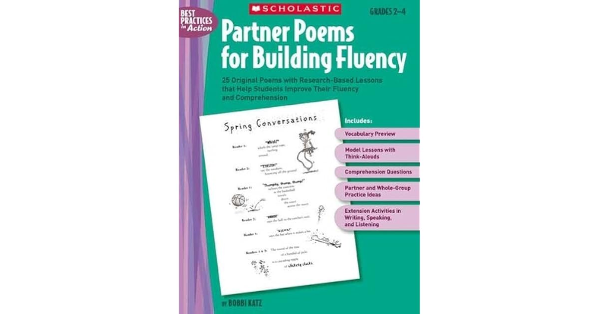 Partner Poems for Building Fluency: 25 Original Poems With Research ...