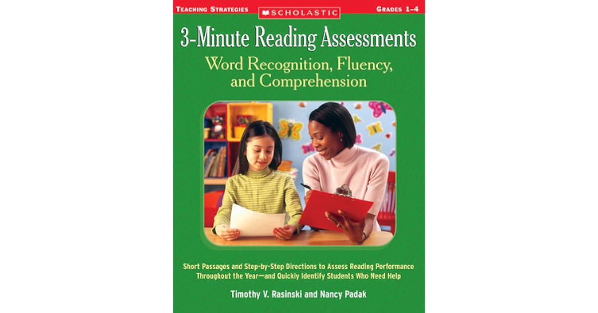 3-Minute Reading Assessments: Word Recognition, Fluency, and ...