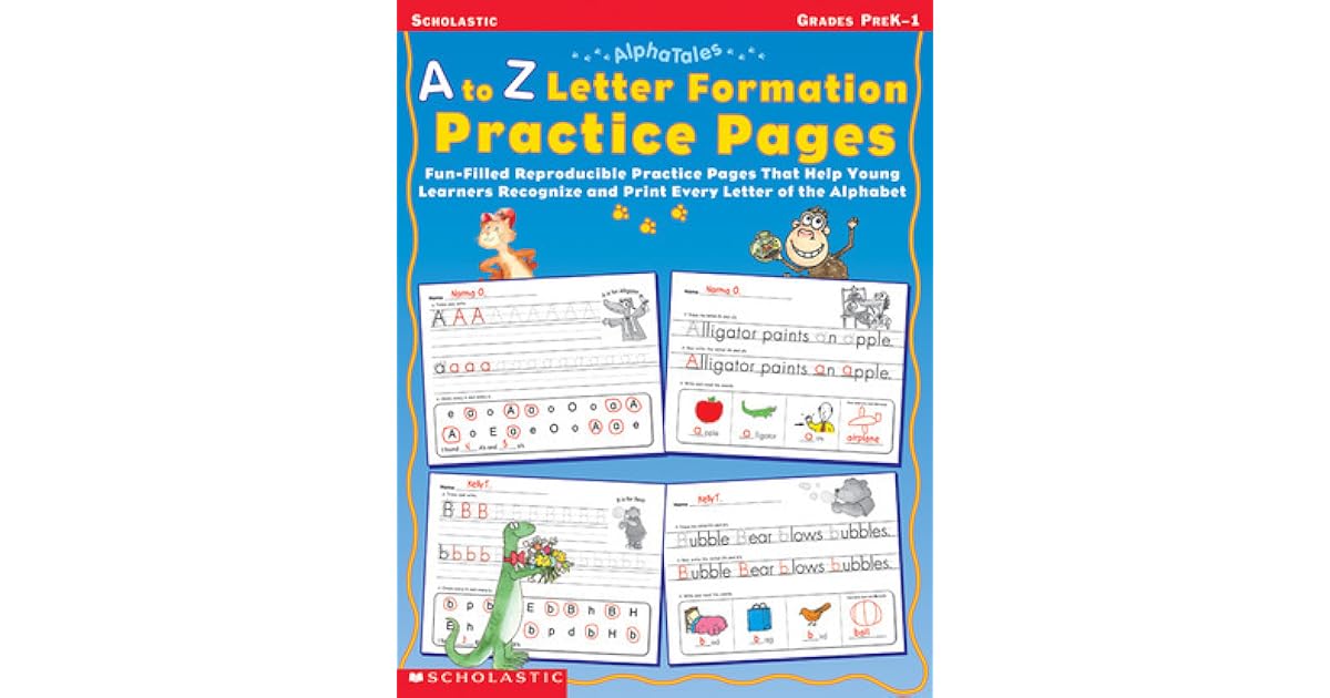 AlphaTales: A to Z Letter Formation Practice Pages: Fun-filled ...