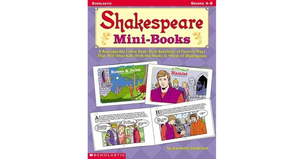 Shakespeare Mini-books by Jeannette Sanderson