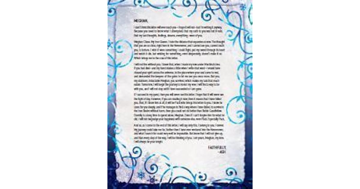 Ash's Letter to Meghan (The Iron Fey, #3.6) by Julie Kagawa