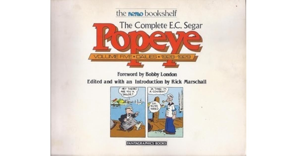 The Complete E.C. Segar Popeye Volume 5: Dailies - 1928-1929 by E.C. Segar