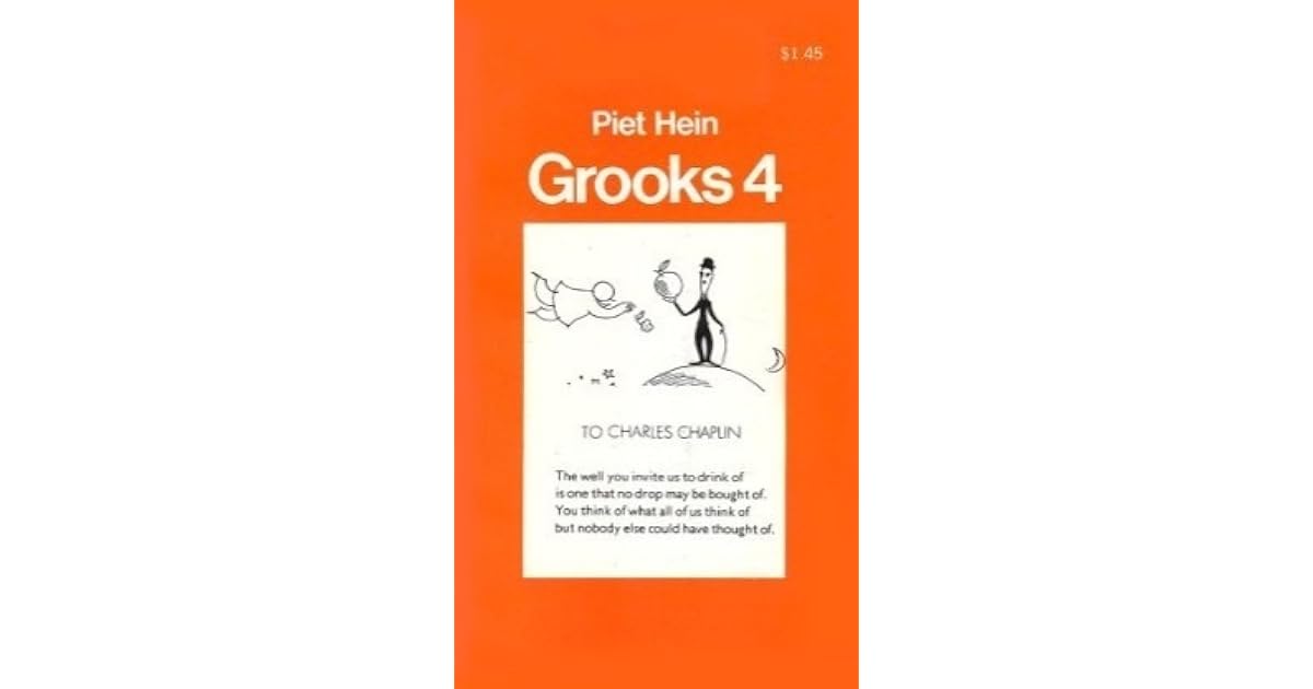 Grooks 4 (Grooks, #4) by Piet Hein