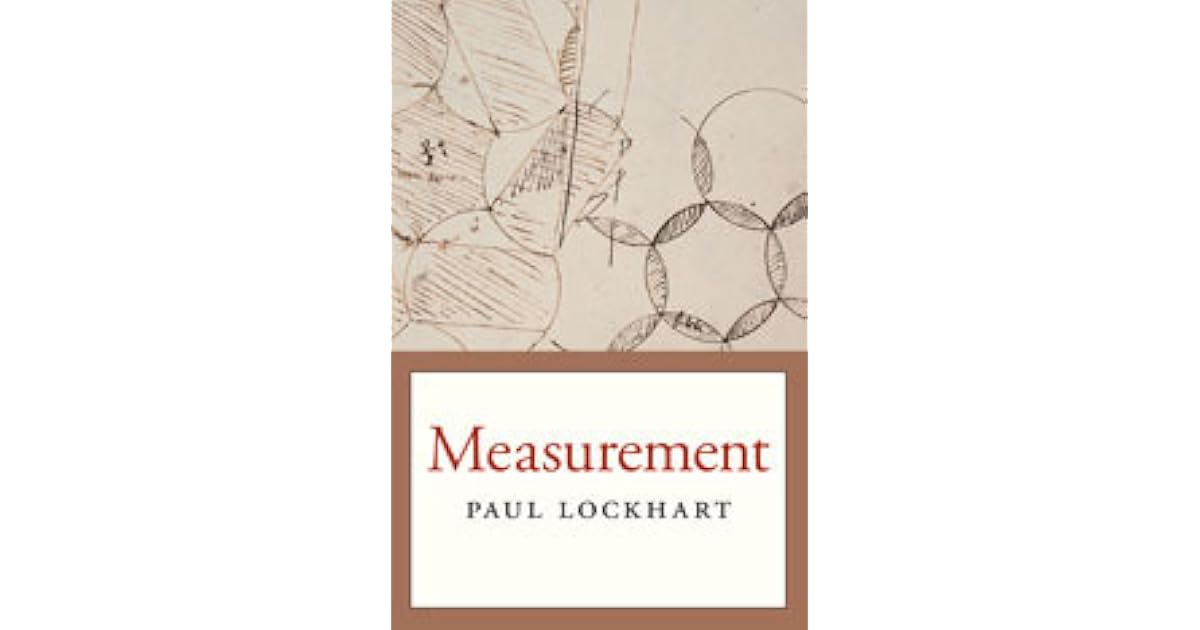 Measurement by Paul Lockhart
