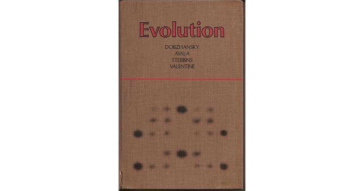 Evolution by Theodosius Dobzhansky