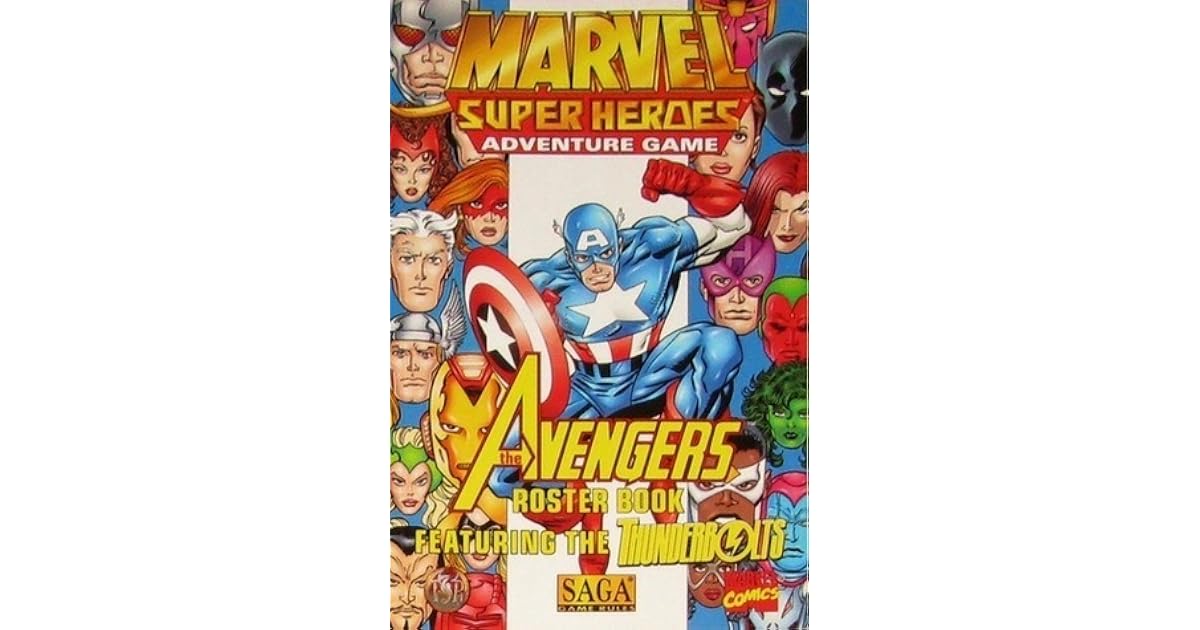 Marvel Super Heroes Adventure Game: The Avengers Roster Book by Jeff Quick