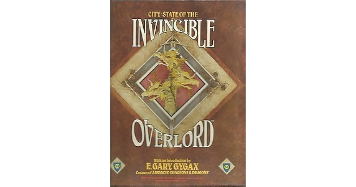 City-State Of The Invincible Overlord by E. Gary Gygax