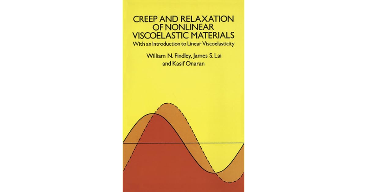 Creep And Relaxation Of Nonlinear Viscoelastic Materials By William N