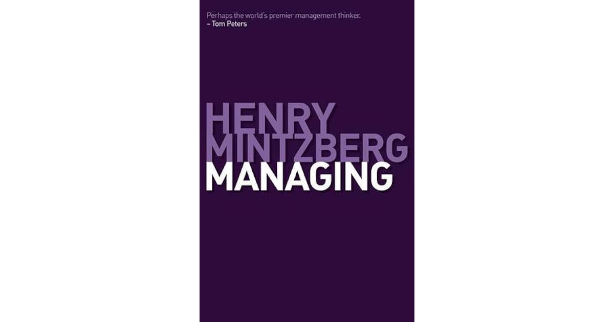 Managing by Henry Mintzberg