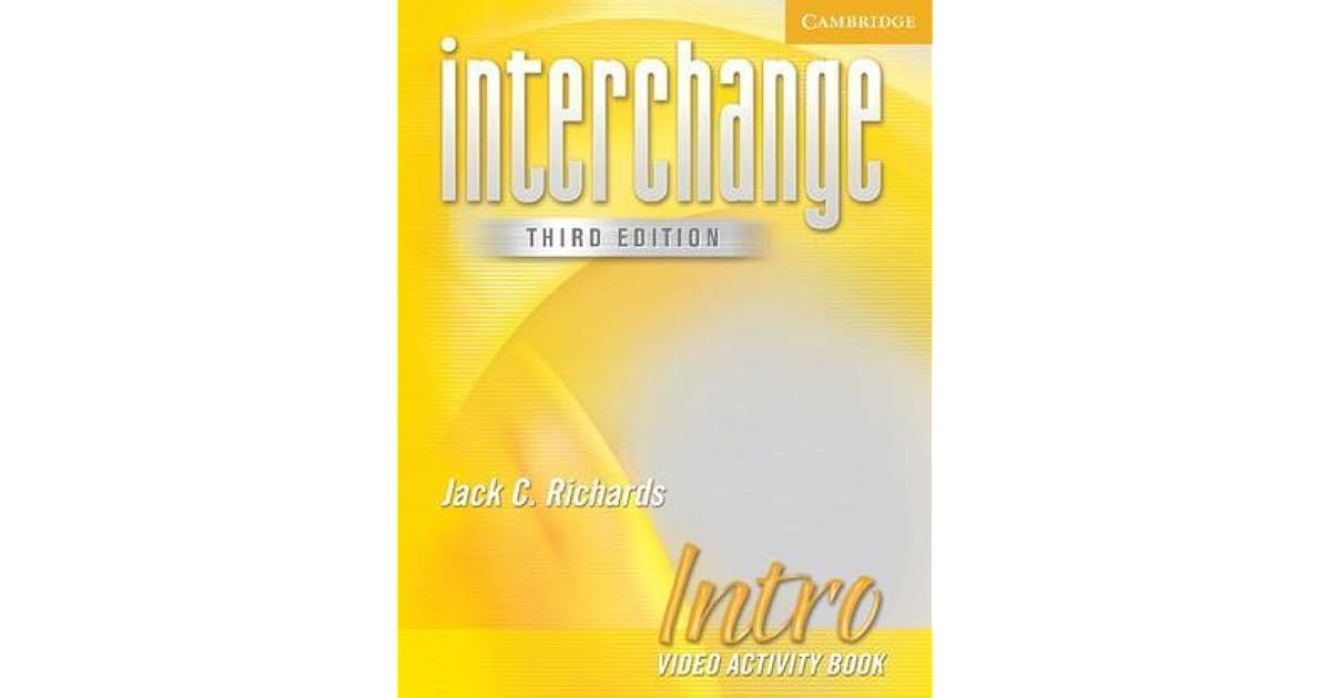 Interchange Intro Video Activity Book by Jack C. Richards
