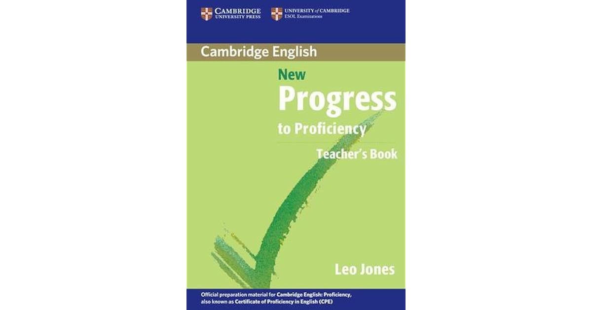 New Progress to Proficiency Teacher's Book by Leo Jones