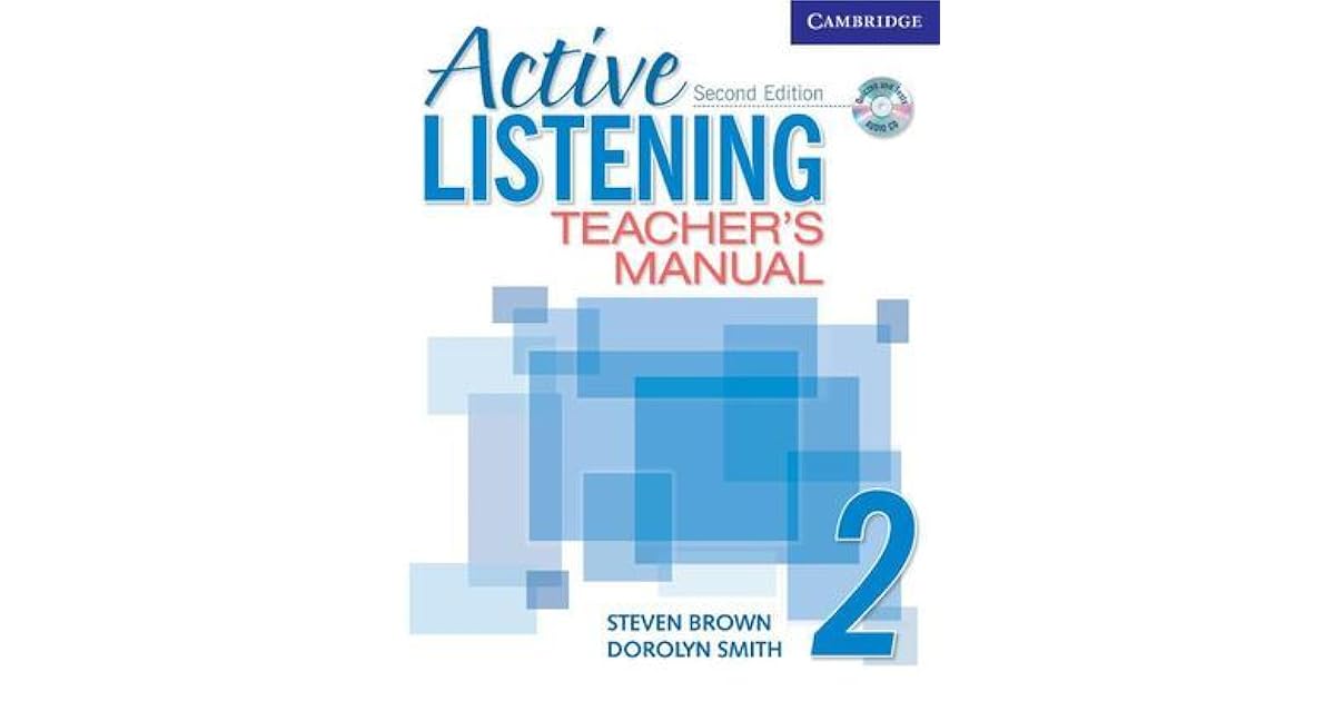 Active Listening 2 Teacher's Manual with Audio CD by Steve Brown