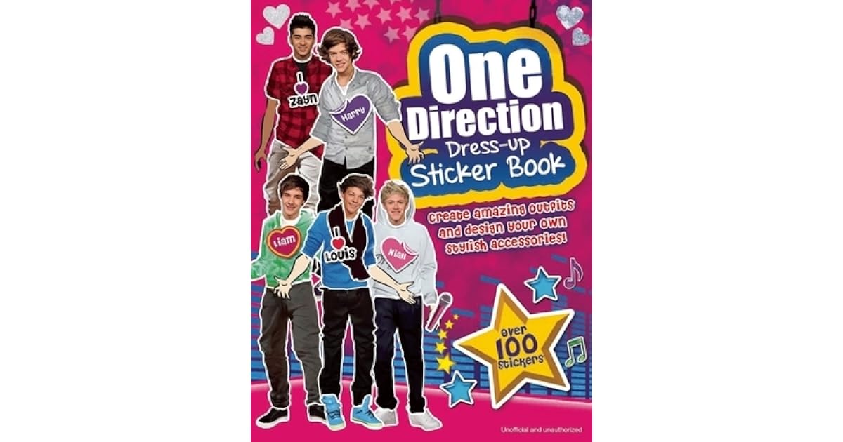 One Direction Dress-up Sticker Book by Claire Sipi