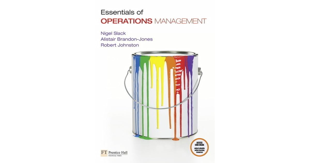 Essentials of Operations Management by Nigel Slack
