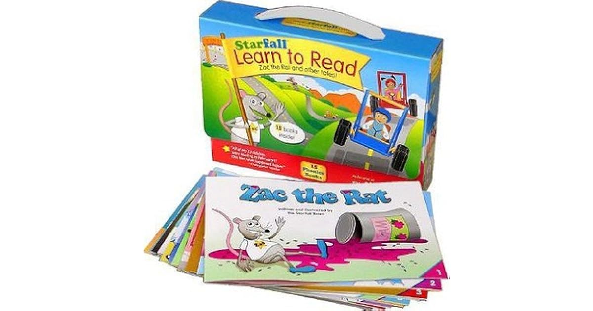 Starfall Learn to Read Phonics Book Set: Zac the Rat and Other Tales ...