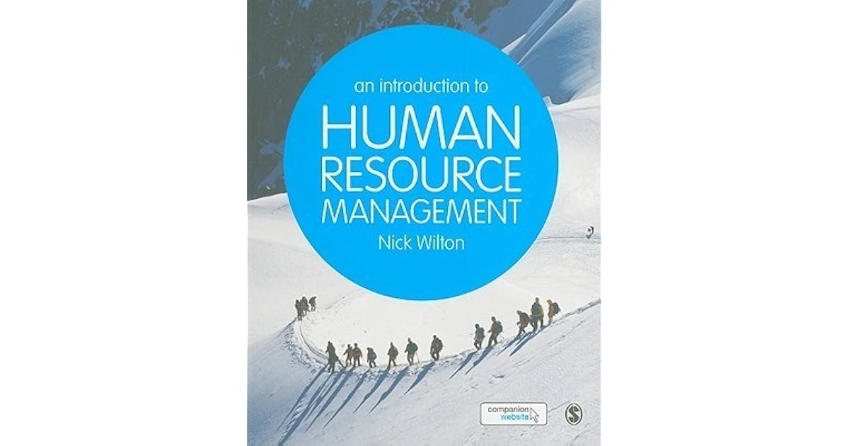 An Introduction to Human Resource Management by Nick Wilton