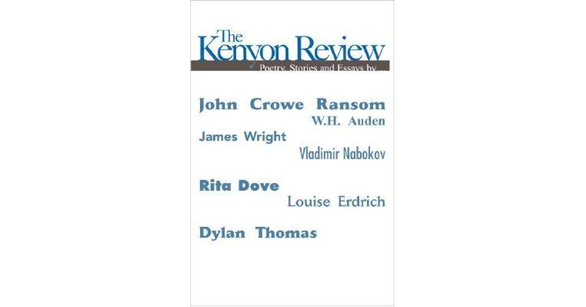 The Best of the Kenyon Review by David H. Lynn