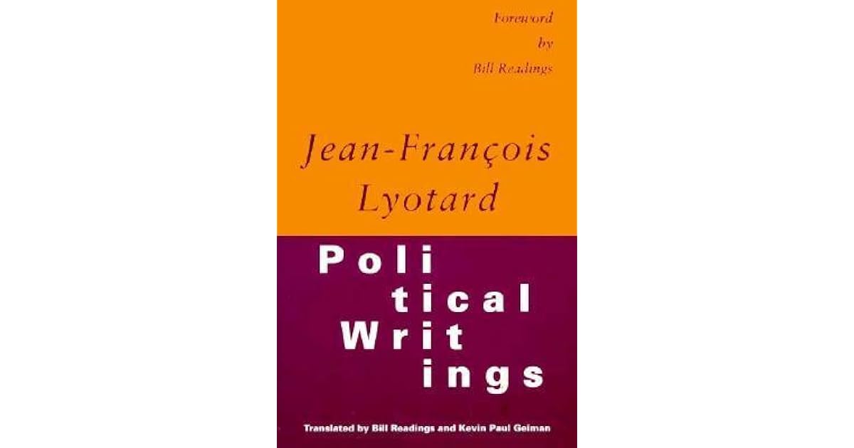 Political Writings by Jean-François Lyotard
