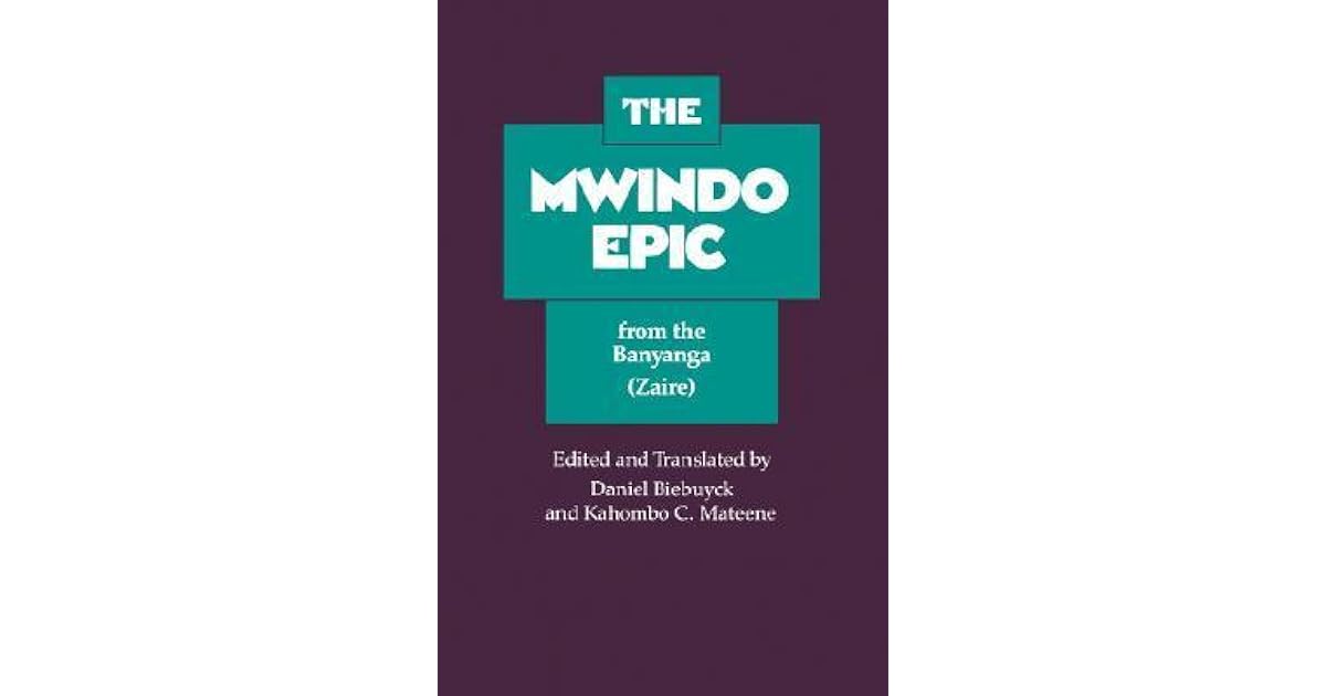 The Mwindo Epic from the Banyanga by Anonymous